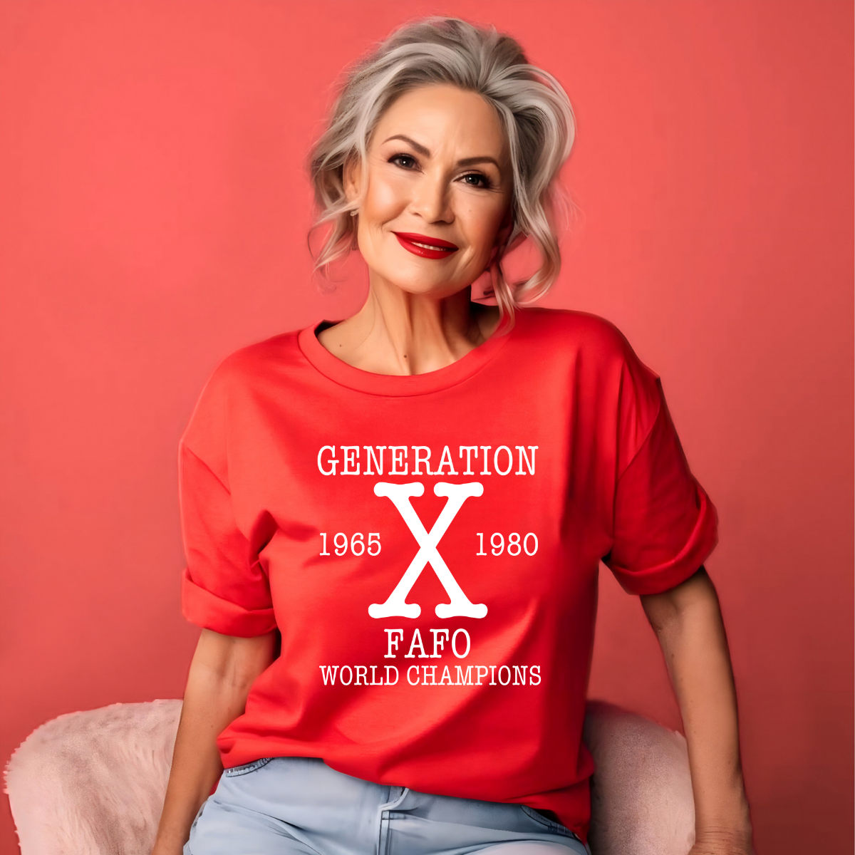 Generation X - FAFO World Champions Women's T-Shirt – Old Grumpy Guys